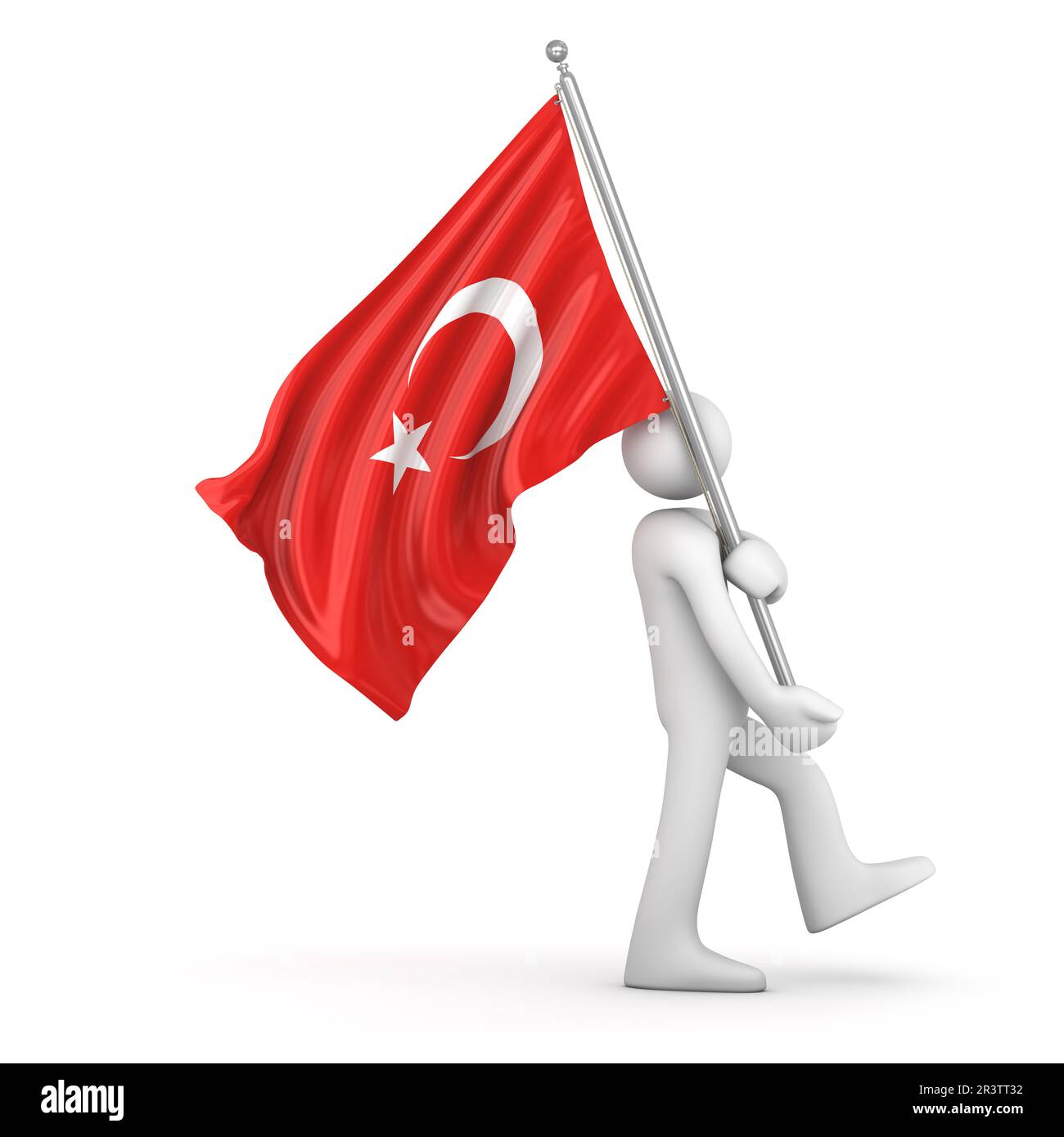 Bandiera della turchia 3d immagini e fotografie stock ad alta ...