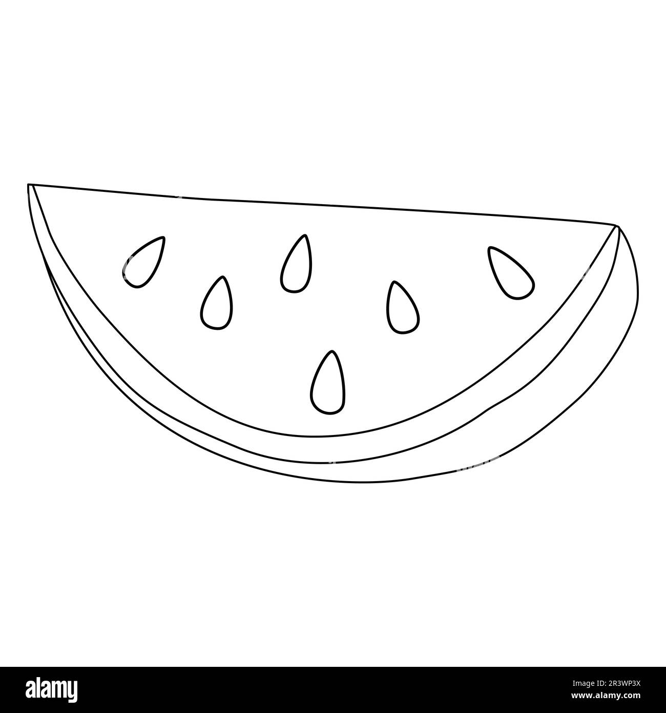 Anguria disegno da colorare Immagini senza sfondo e Foto Stock ...