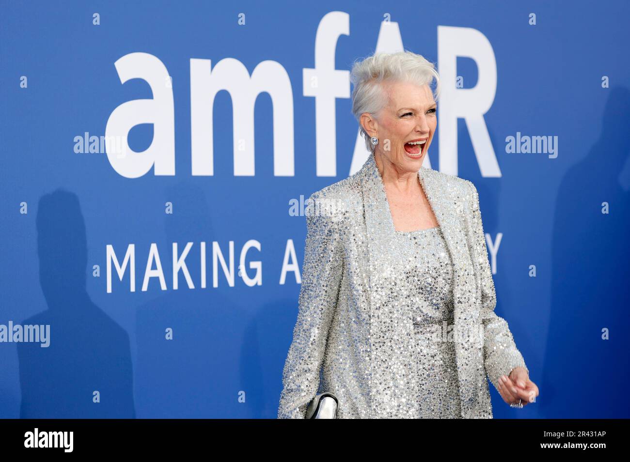 Maye Musk bei der 29. AMFAR Gala Cannes im Rahmen vom Festival de ...