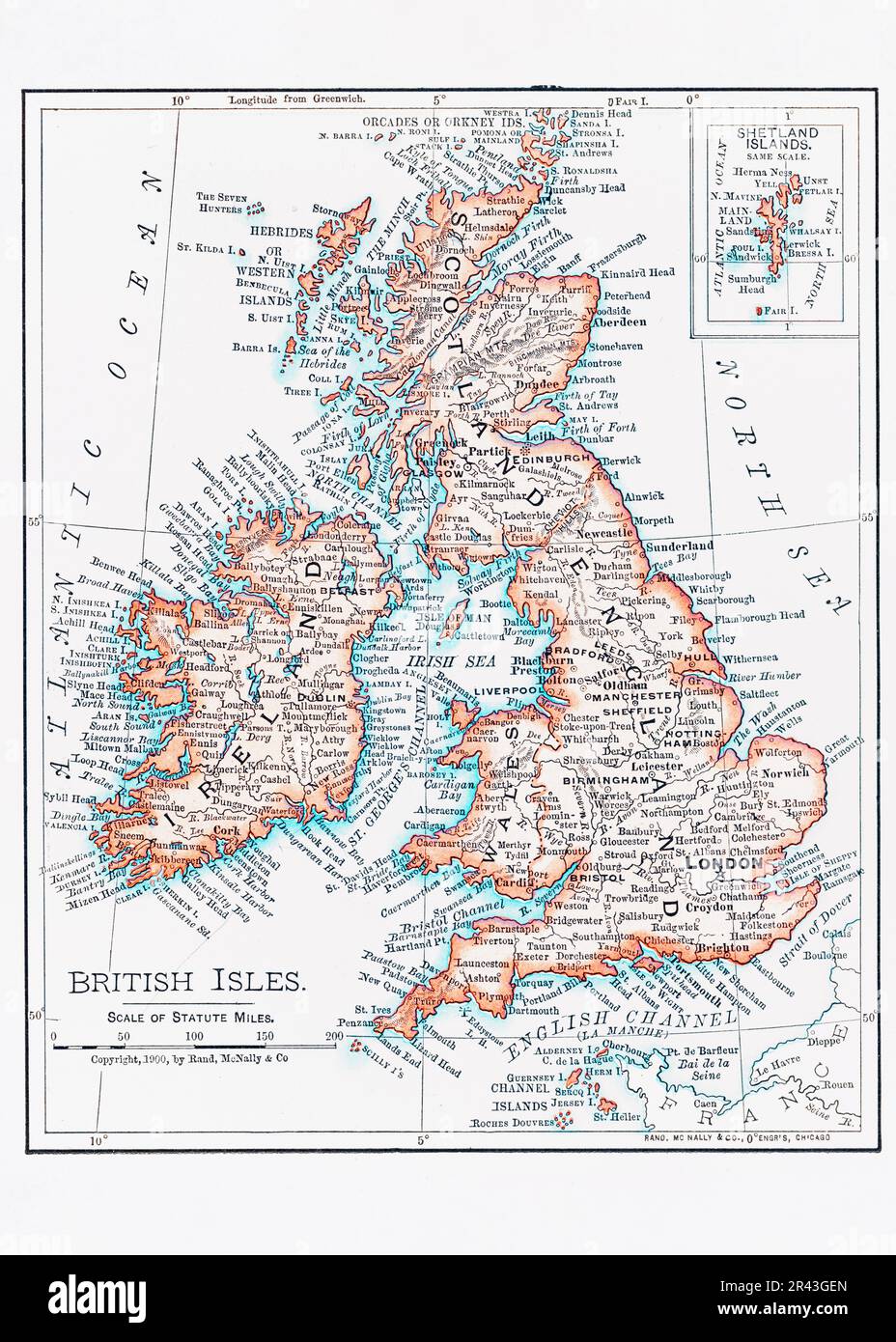 Mappa delle isole britanniche immagini e fotografie stock ad alta ...