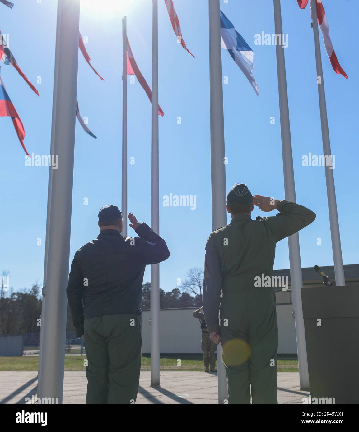 L'aeronautica finlandese col. Antti Koskela, alto rappresentante ...