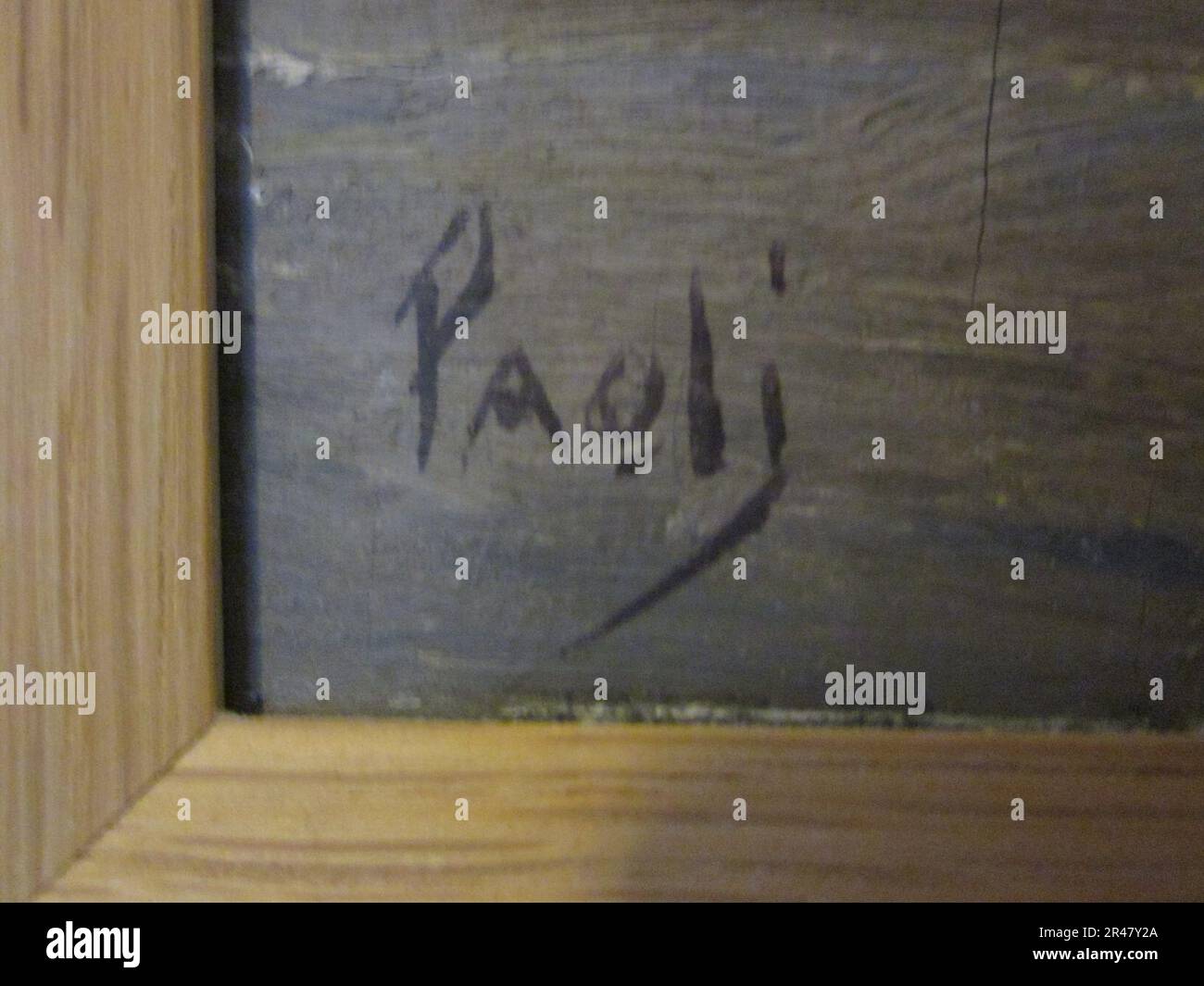 Firma del pittore immagini e fotografie stock ad alta risoluzione - Alamy