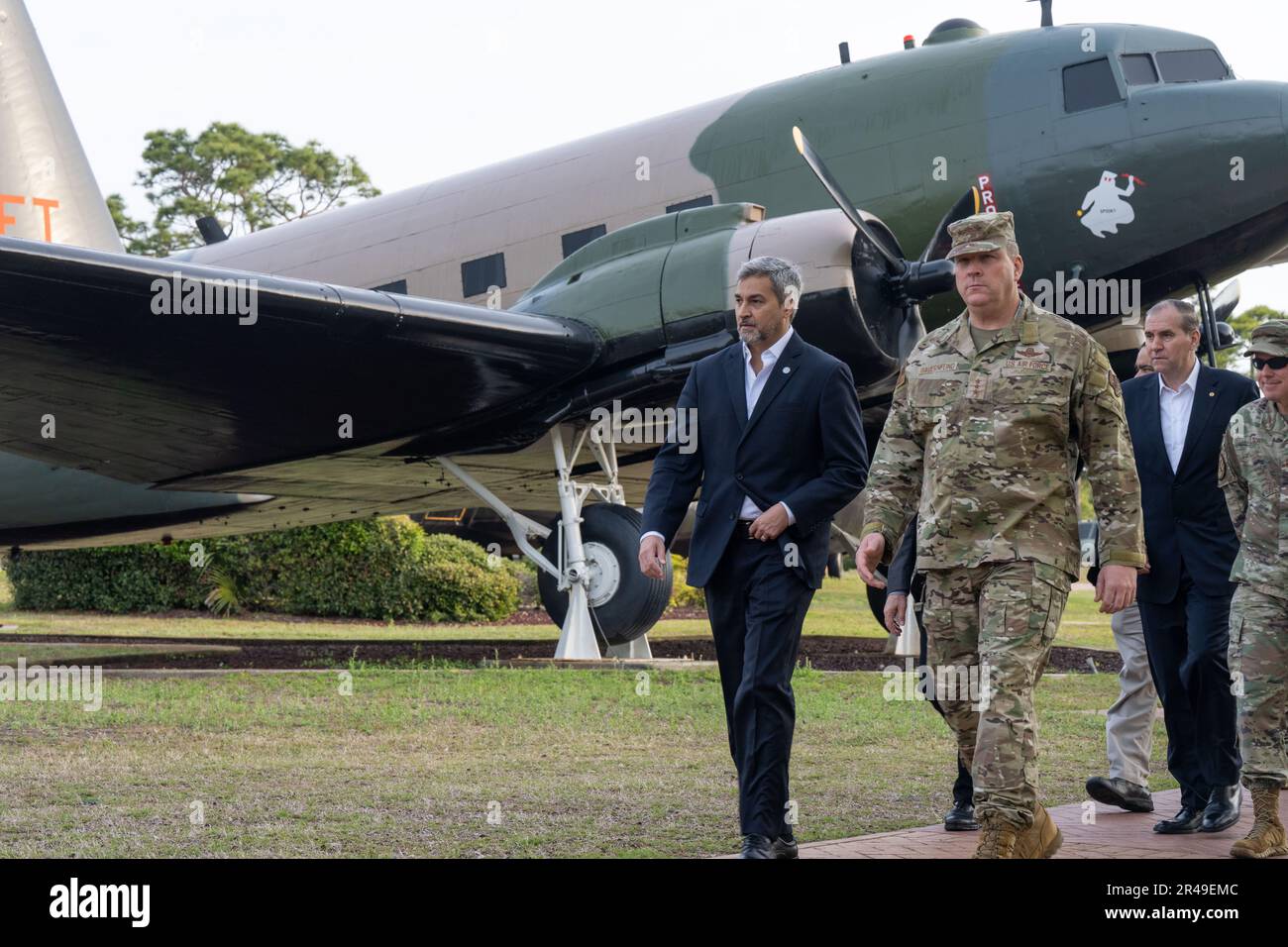 Il presidente Mario Abdo Benítez della Repubblica del Paraguay fa un ...