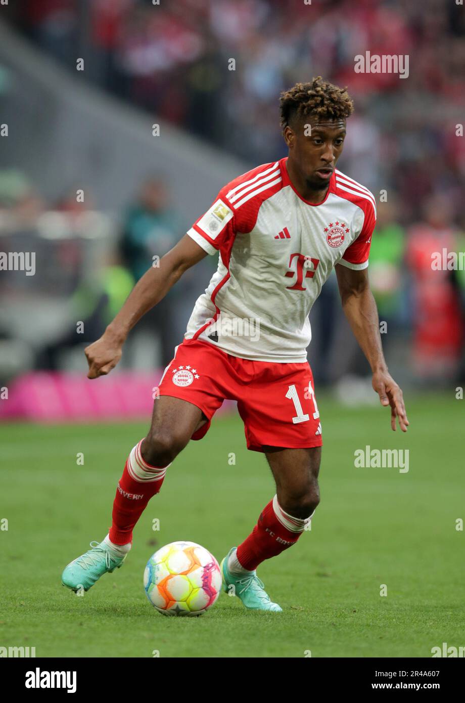 Kingsley Coman del FC Bayern Muenchen FC Bayern Muenchen vs ...