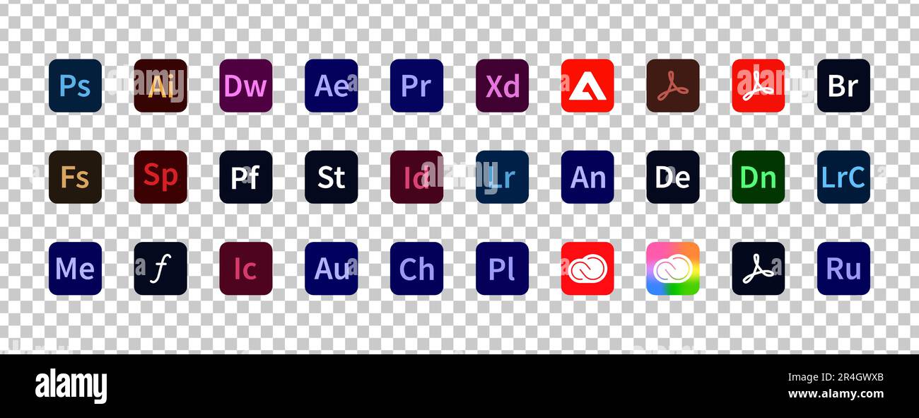 Software adobe after effects Immagini Vettoriali Stock - Alamy