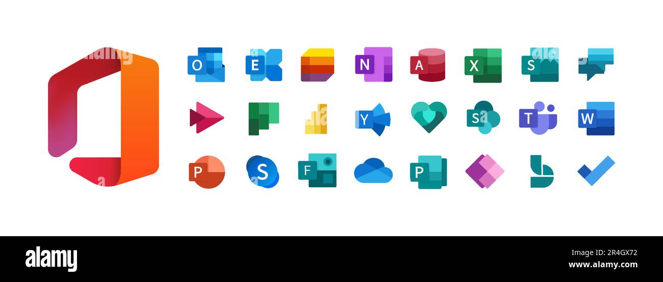 Logo microsoft onenote Immagini Vettoriali Stock - Alamy