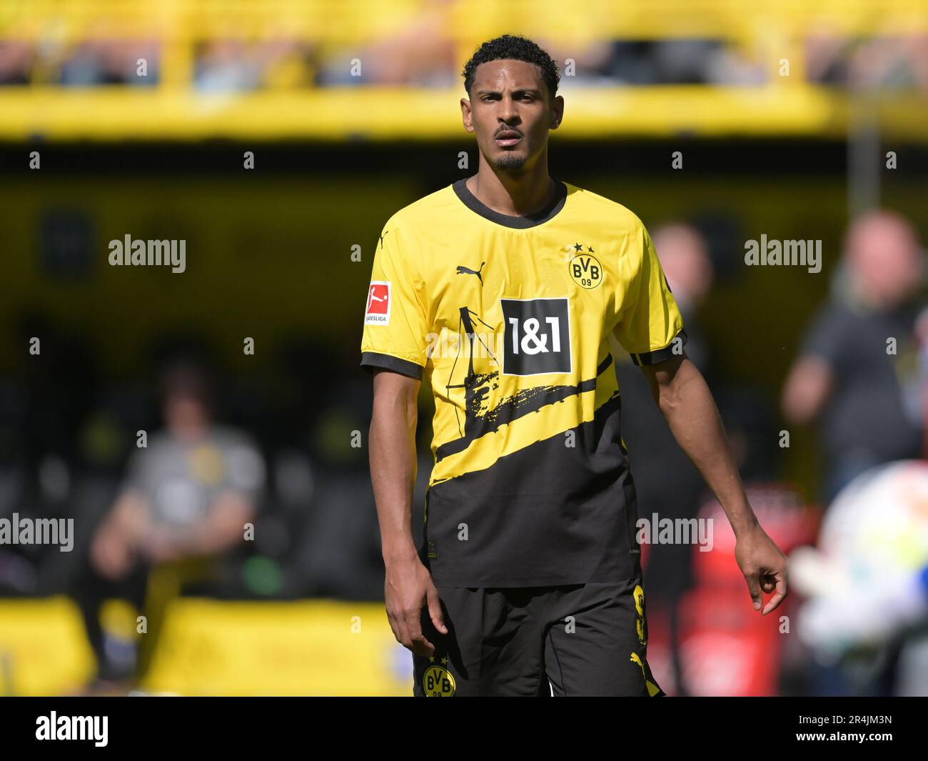DORTMUND - Sebastien Haller di Borussia Dortmund durante la partita ...