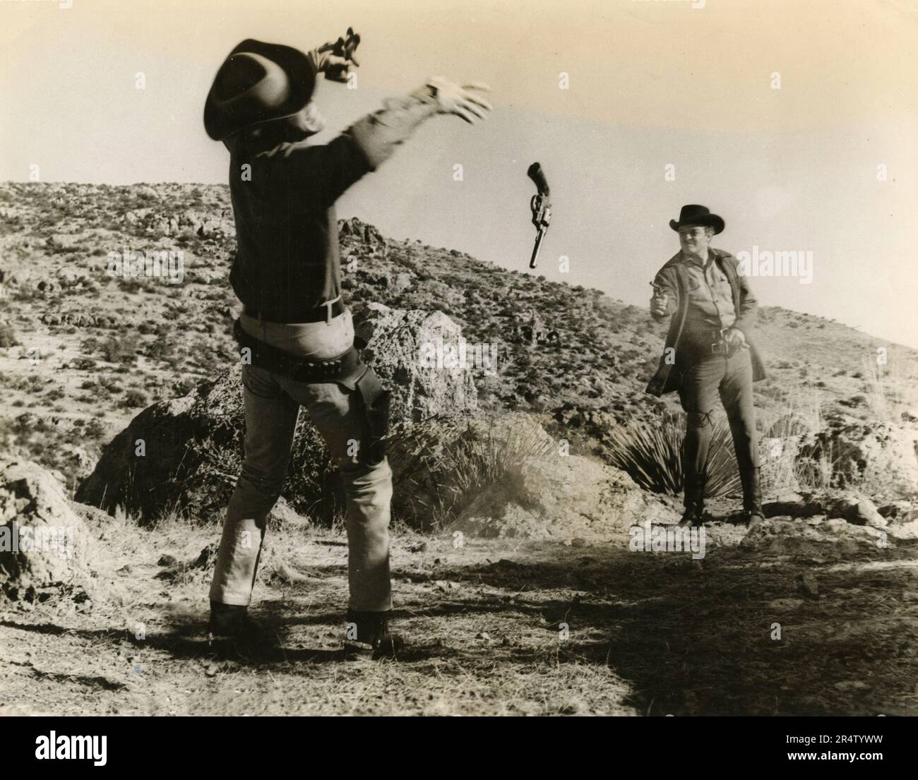 Scene of a western movie immagini e fotografie stock ad alta ...