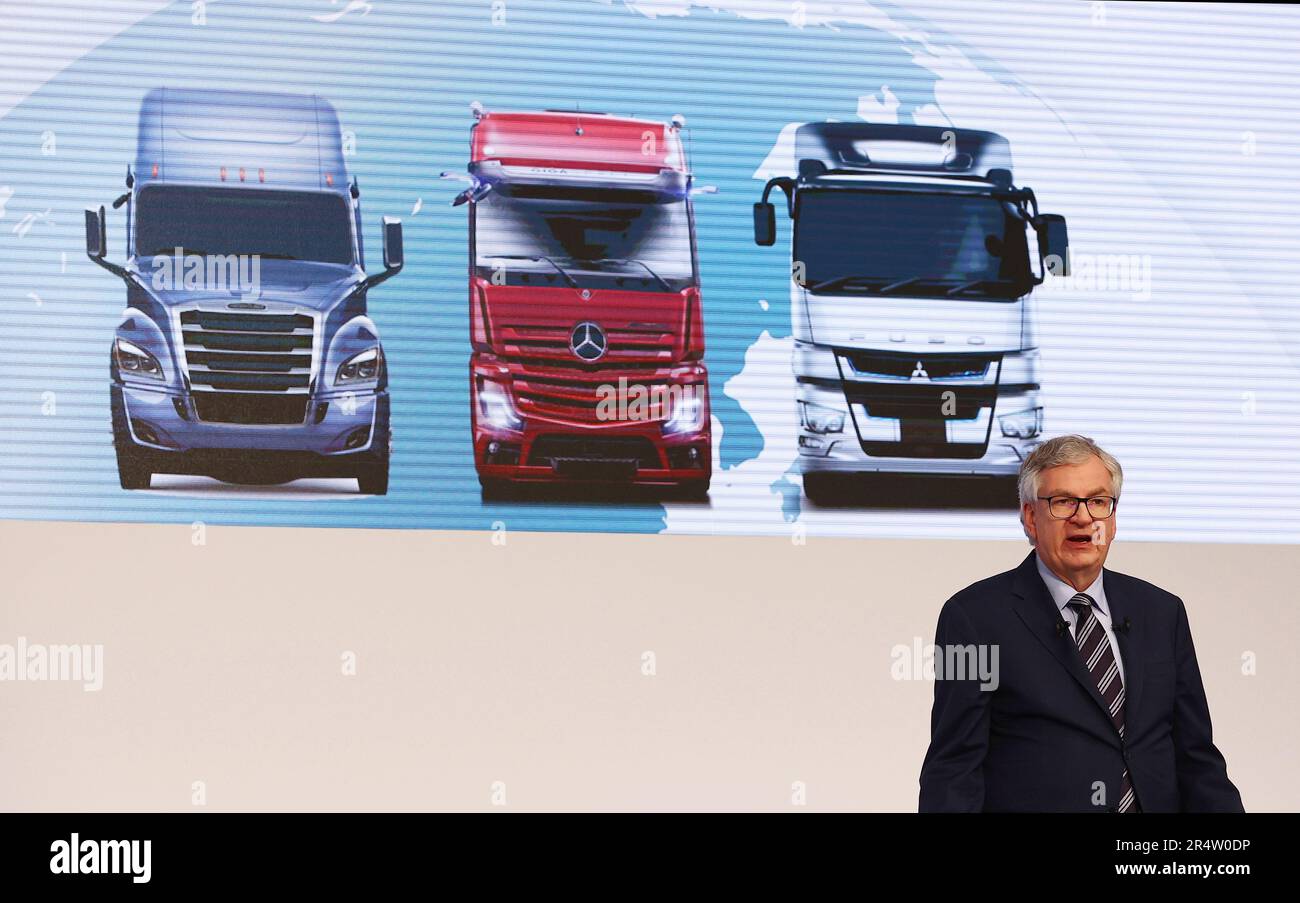Martin Daum, Chairman of the Board of Management of Germna Daimler ...