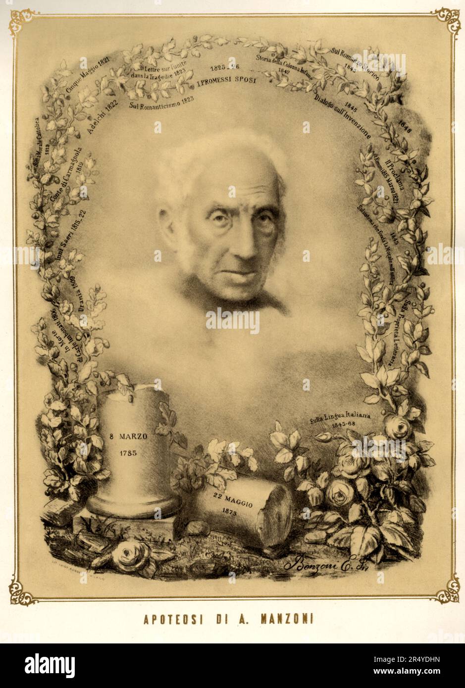 Alessandro Manzoni Portrait Immagini E Fotografie Stock Ad Alta