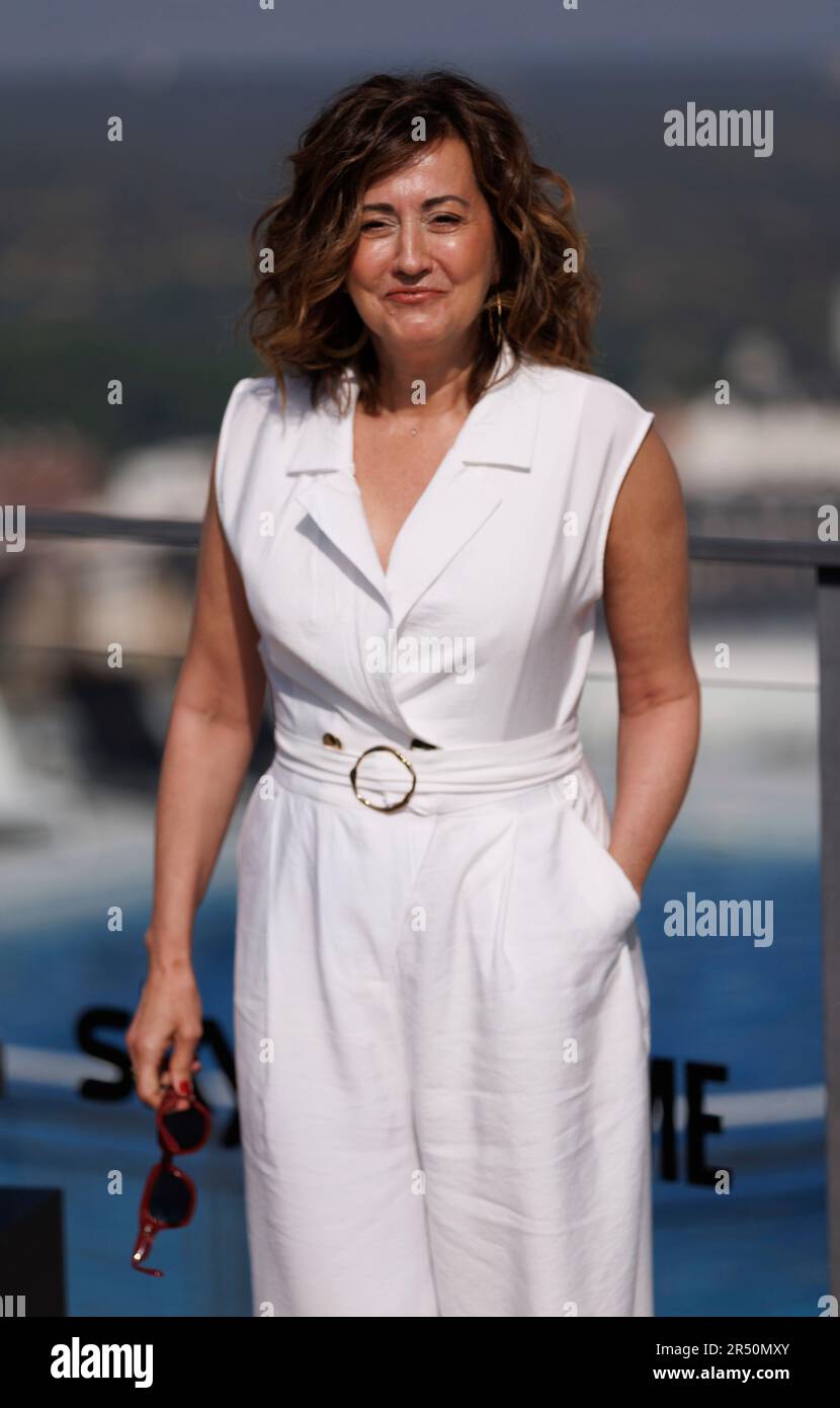 Actress Yaël Belicha poses during the photocall for SkyShowtime's new ...