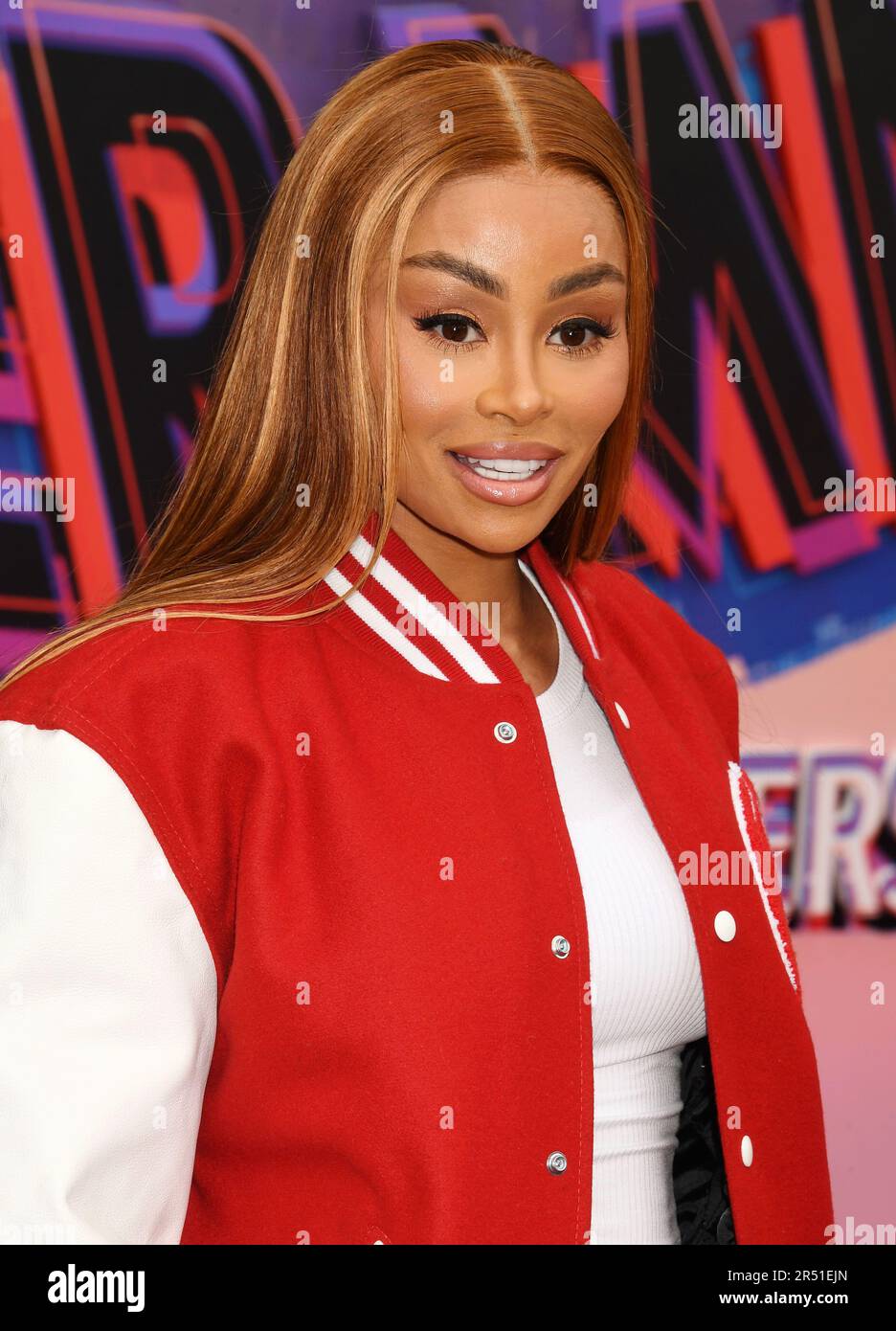 LOS ANGELES, CA - 30 MAGGIO: Blac Chyna partecipa alla prima mondiale di 'Spider-Man: Across the ...