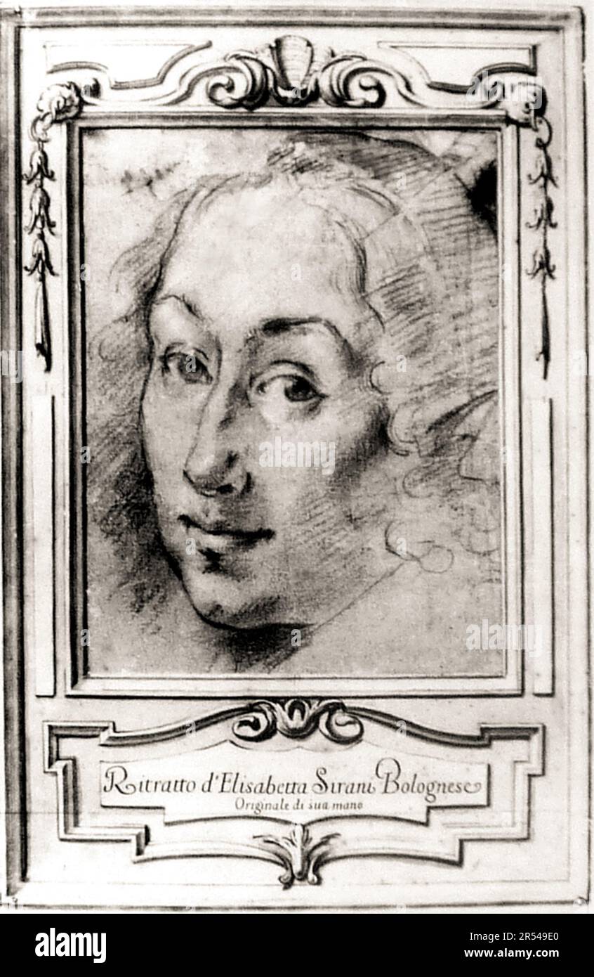 1665 ca , Bologna , ITALIA : la donna barocca italiana ELISABETTA ...