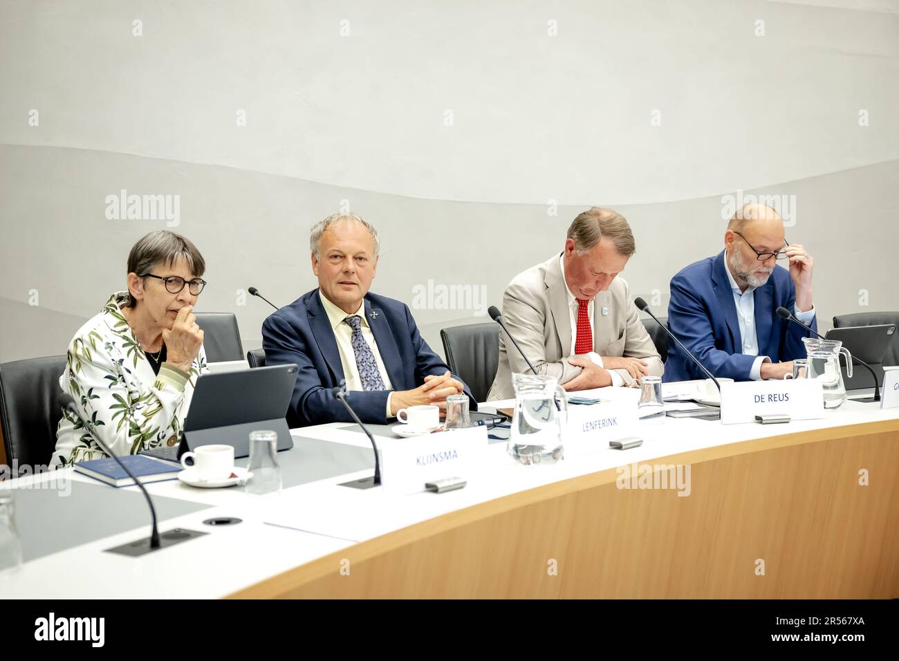 L'AIA - Jetta Klijnsma (cerchio dei Commissari del Re), Henri Lenferink ...