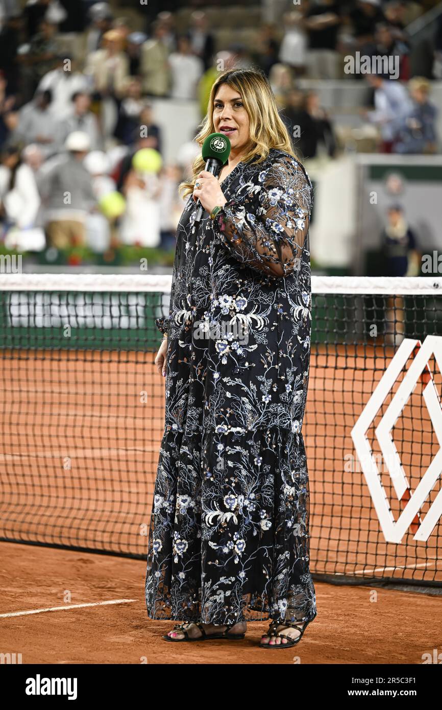 Marion Bartoli durante il torneo di tennis French Open, Grand Slam il 1 ...