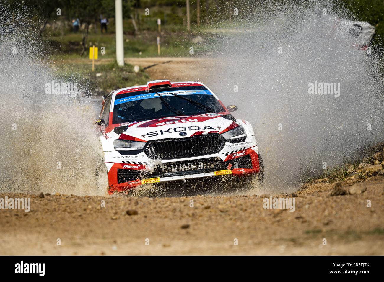 37 Miko MARCZYK (POL), Szymon GOSPODARCZYK (POL), SKODA FABIA RS, RC2, Rally2, Azione durante il ...