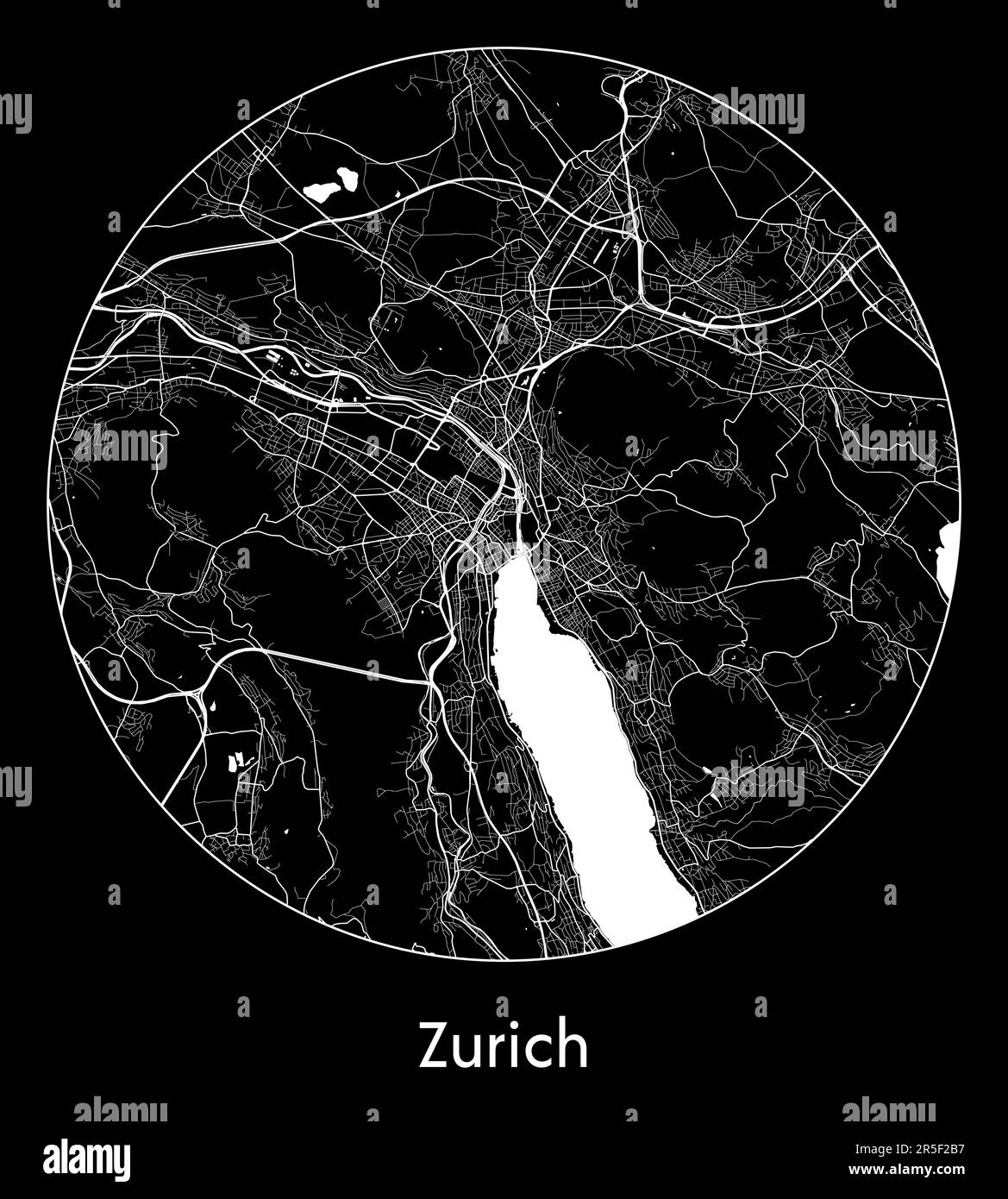 Zurigo mappa vettoriale immagini e fotografie stock ad alta risoluzione ...