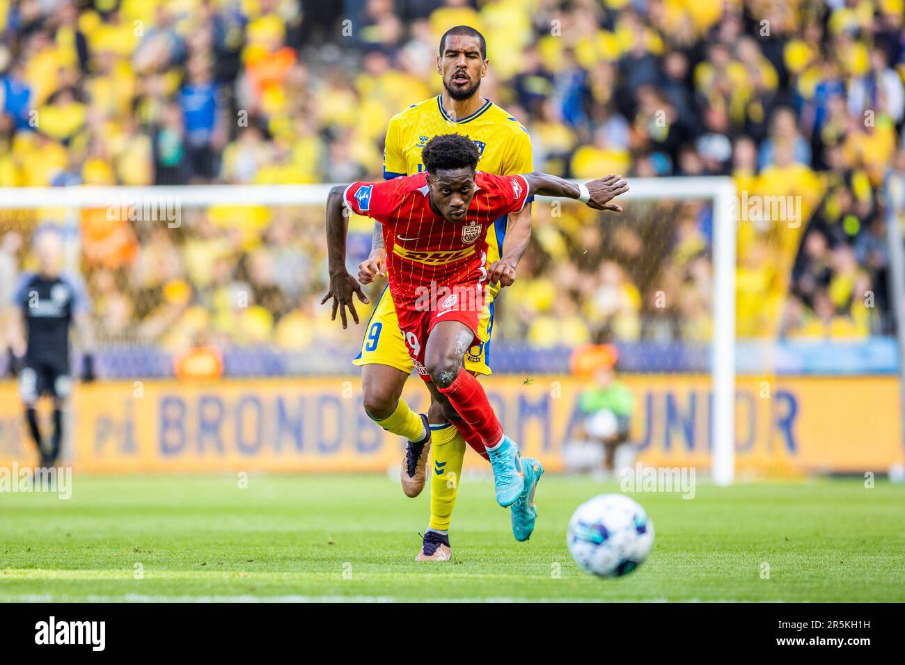 Broendby, Danimarca. 29th maggio 2023. Mario Dorgeles (29) del FC ...