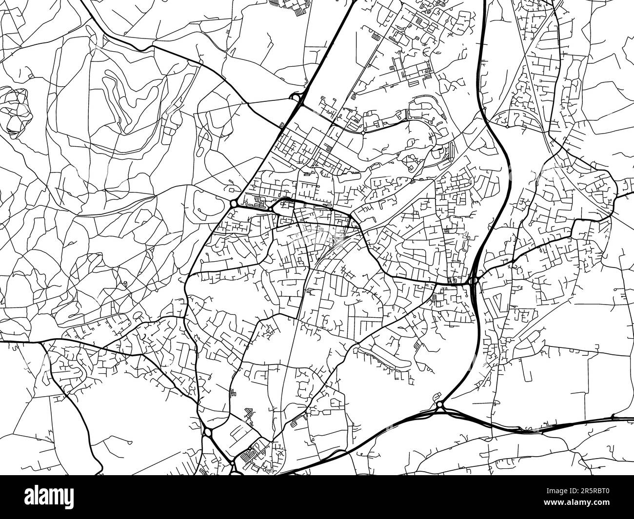 Mappa di aldershot Foto e Immagini Stock in Bianco e Nero - Alamy