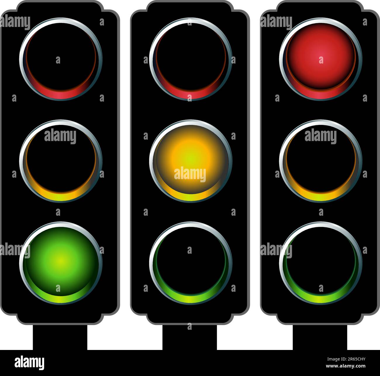 Progettazione del semaforo Immagini Vettoriali Stock - Alamy