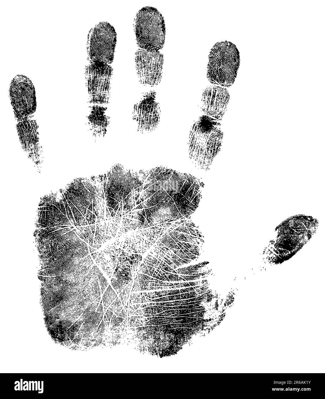 Handprint vector immagini e fotografie stock ad alta risoluzione - Alamy