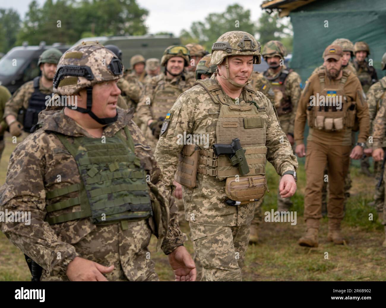 KIEV, UCRAINA - 7 GIUGNO 2023 - Comandante delle forze armate ucraine ...