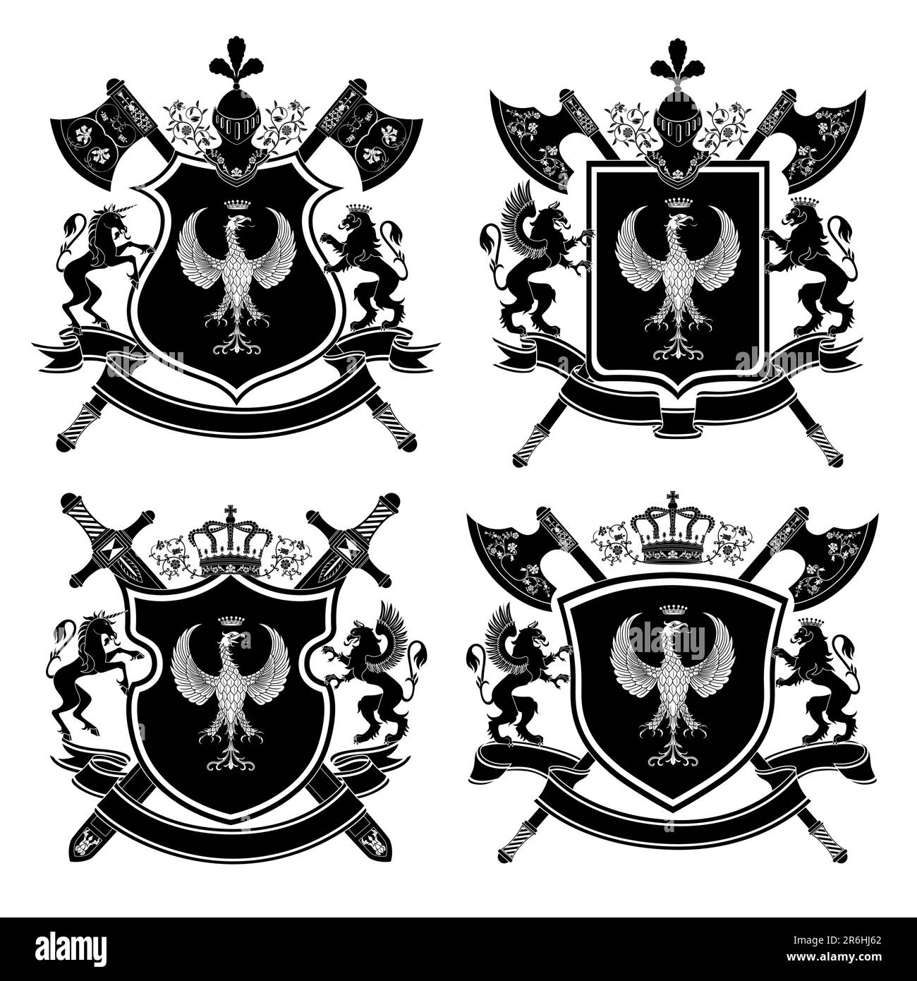 Emblema aquila stemma Immagini Vettoriali Stock - Pagina 2 - Alamy