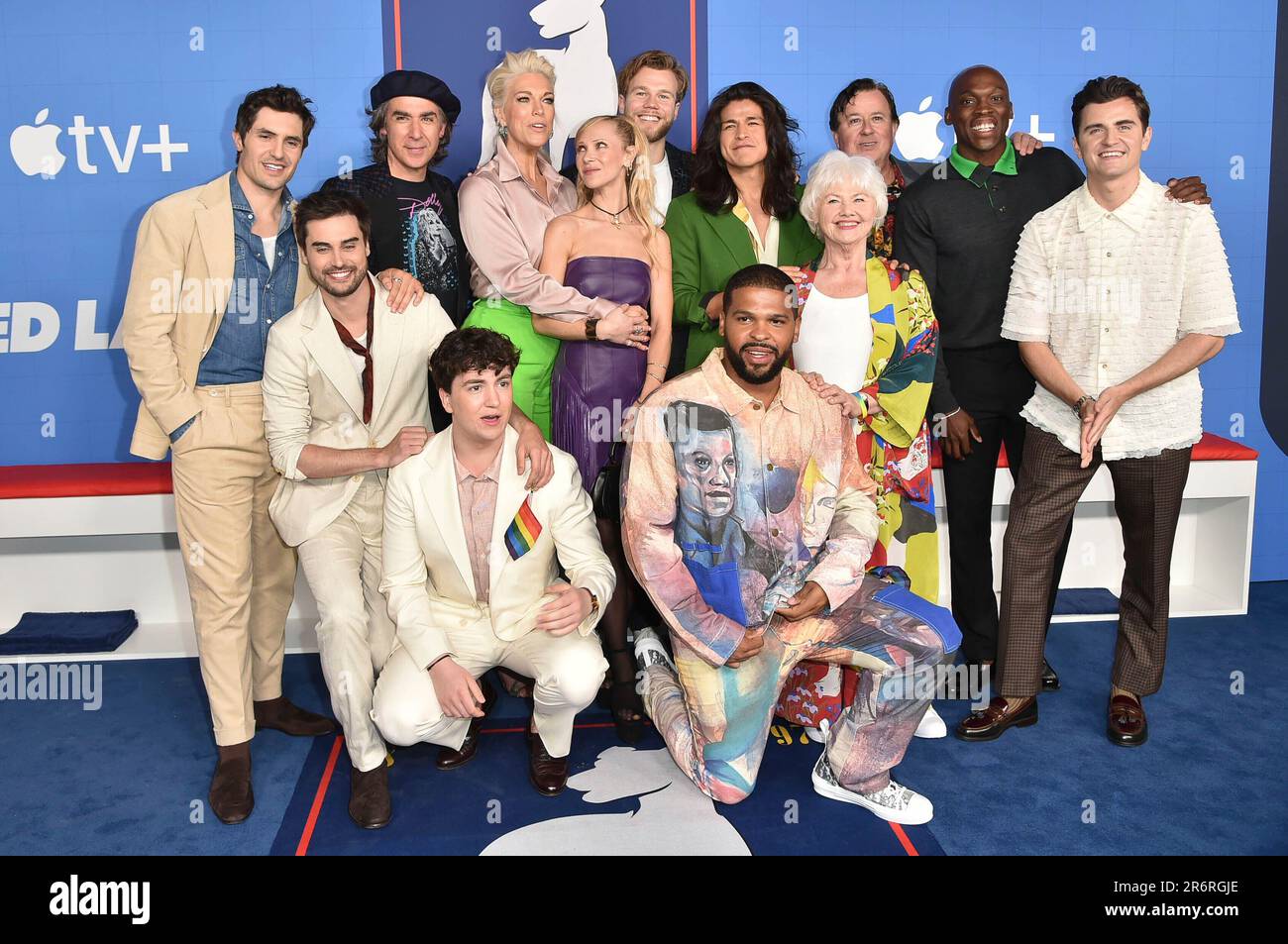 Phil Dunster, from left, Stephen Manas, James Lance, Charlie Hiscock ...