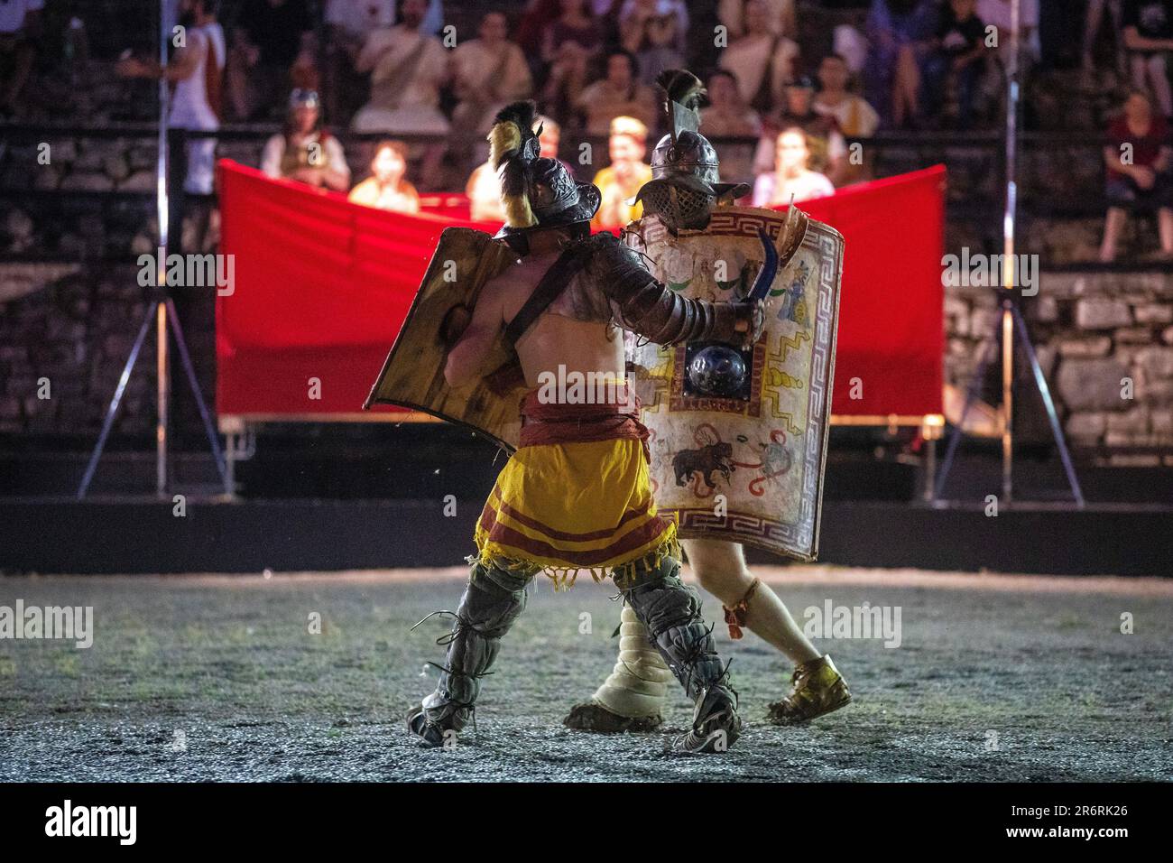 La prima spettacolare Spectacvla Antiqva di quest'anno, che si svolge ...