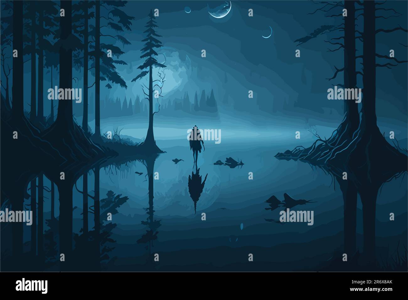 Nebbia da terra Immagini Vettoriali Stock - Alamy