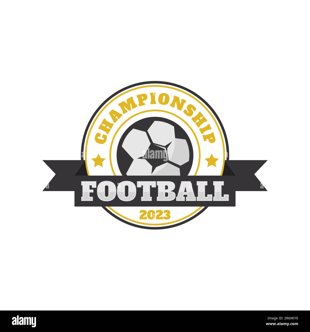 Emblema del logo del club di calcio sportivo immagini e fotografie ...