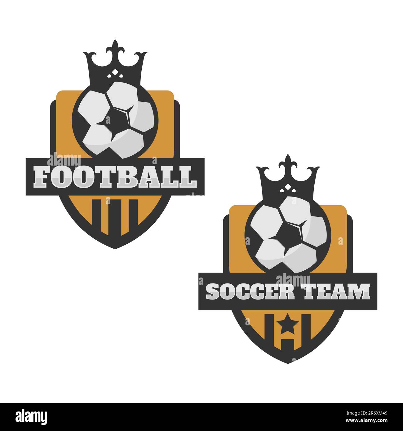Emblema del logo del club di calcio sportivo immagini e fotografie ...
