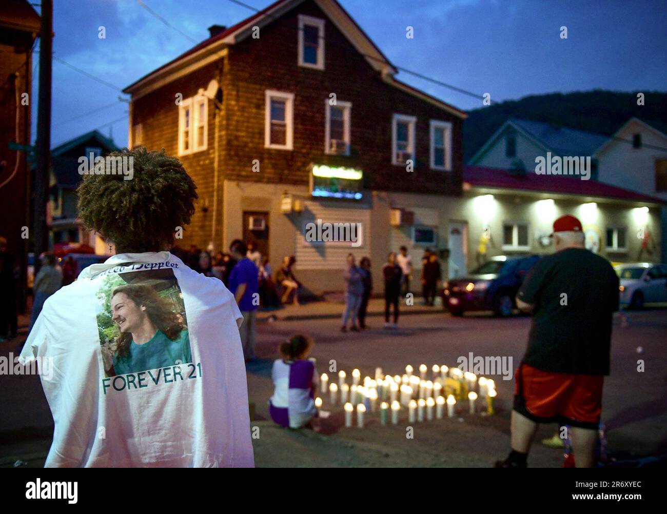 Family and friends of Caleb Beppler, who was fatally shot the day ...