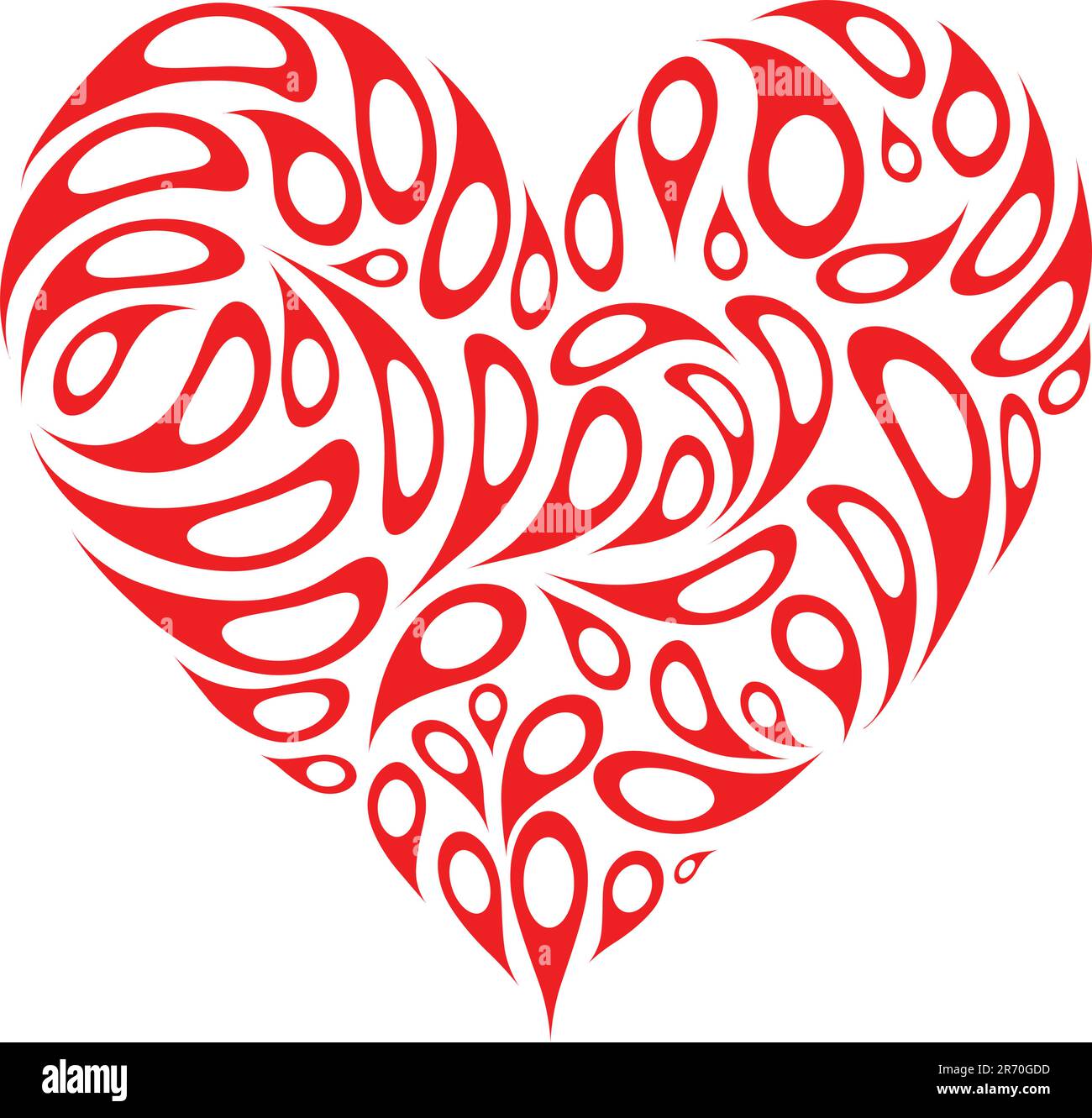 Disegno a forma di cuore Immagini Vettoriali Stock - Alamy