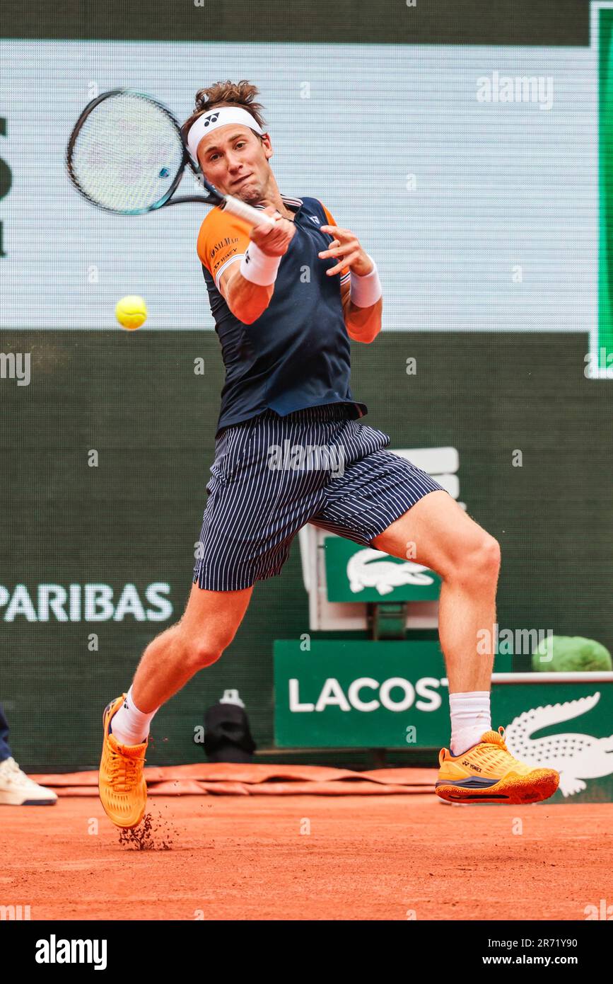 Parigi, Francia. 11th giugno, 2023. Il tennista norvegese Casper Ruud è ...