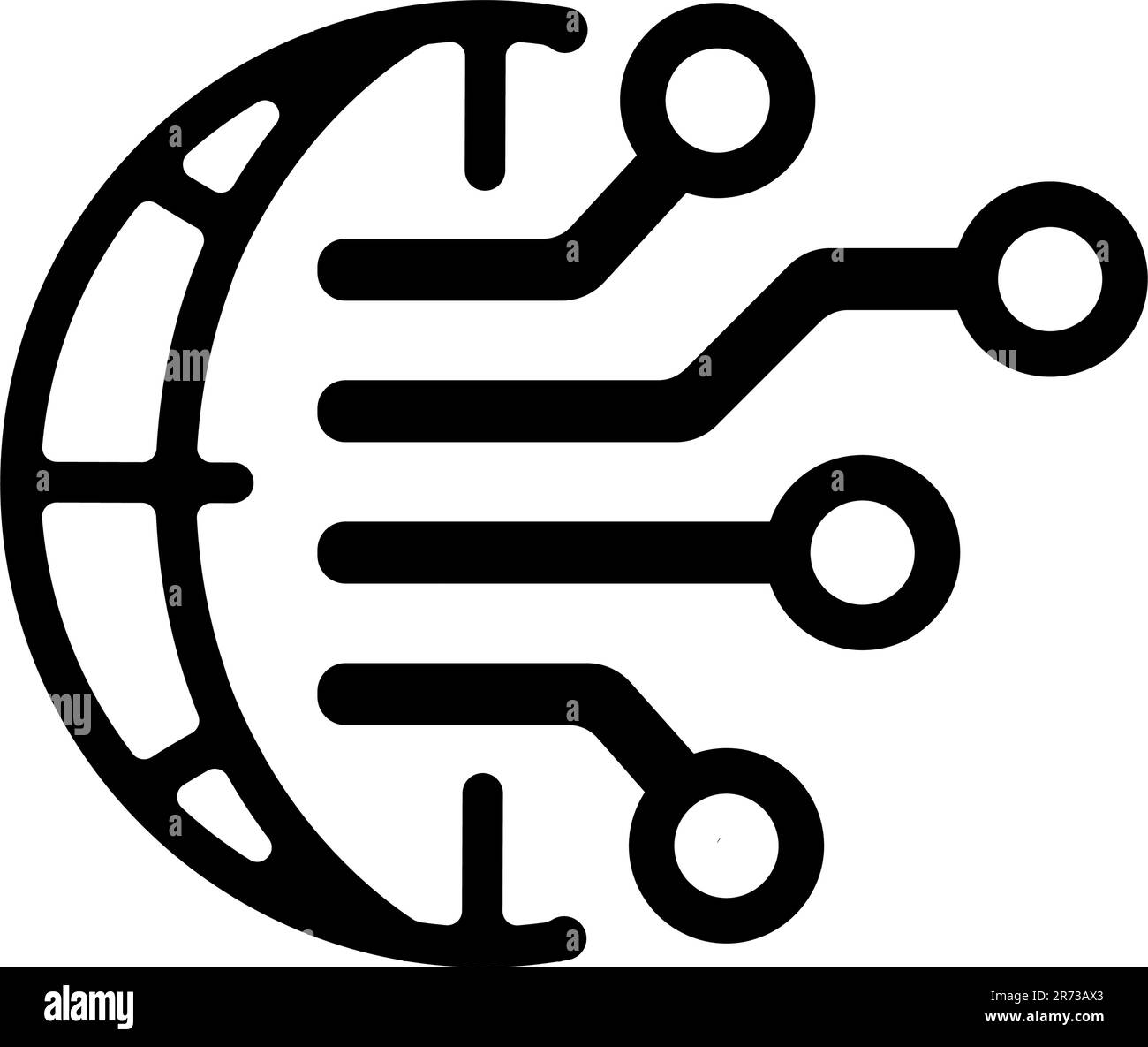 Intelligenza artificiale distribuita Immagini Vettoriali Stock - Alamy