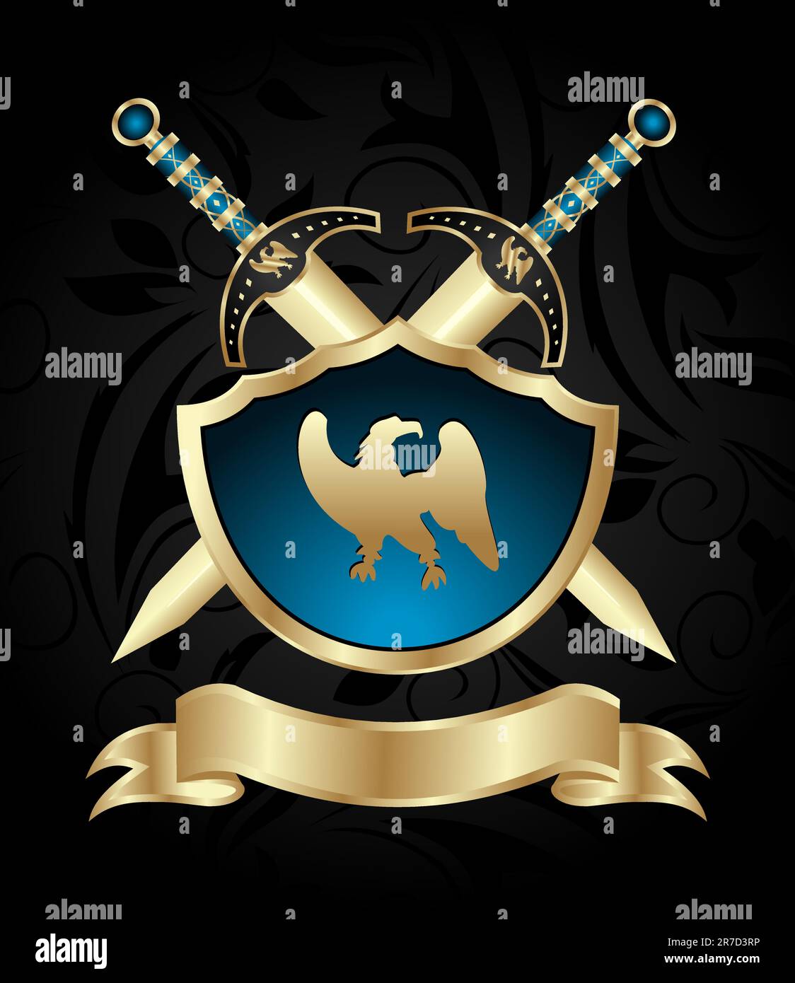 Antiche spade medievali Immagini Vettoriali Stock - Alamy