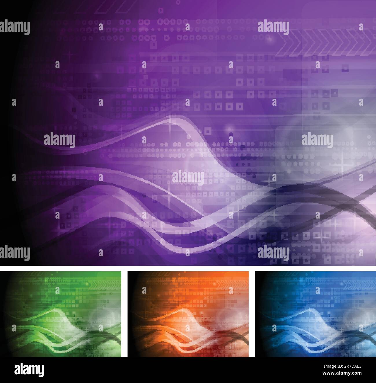 Sfondi high tech Immagini Vettoriali Stock - Alamy