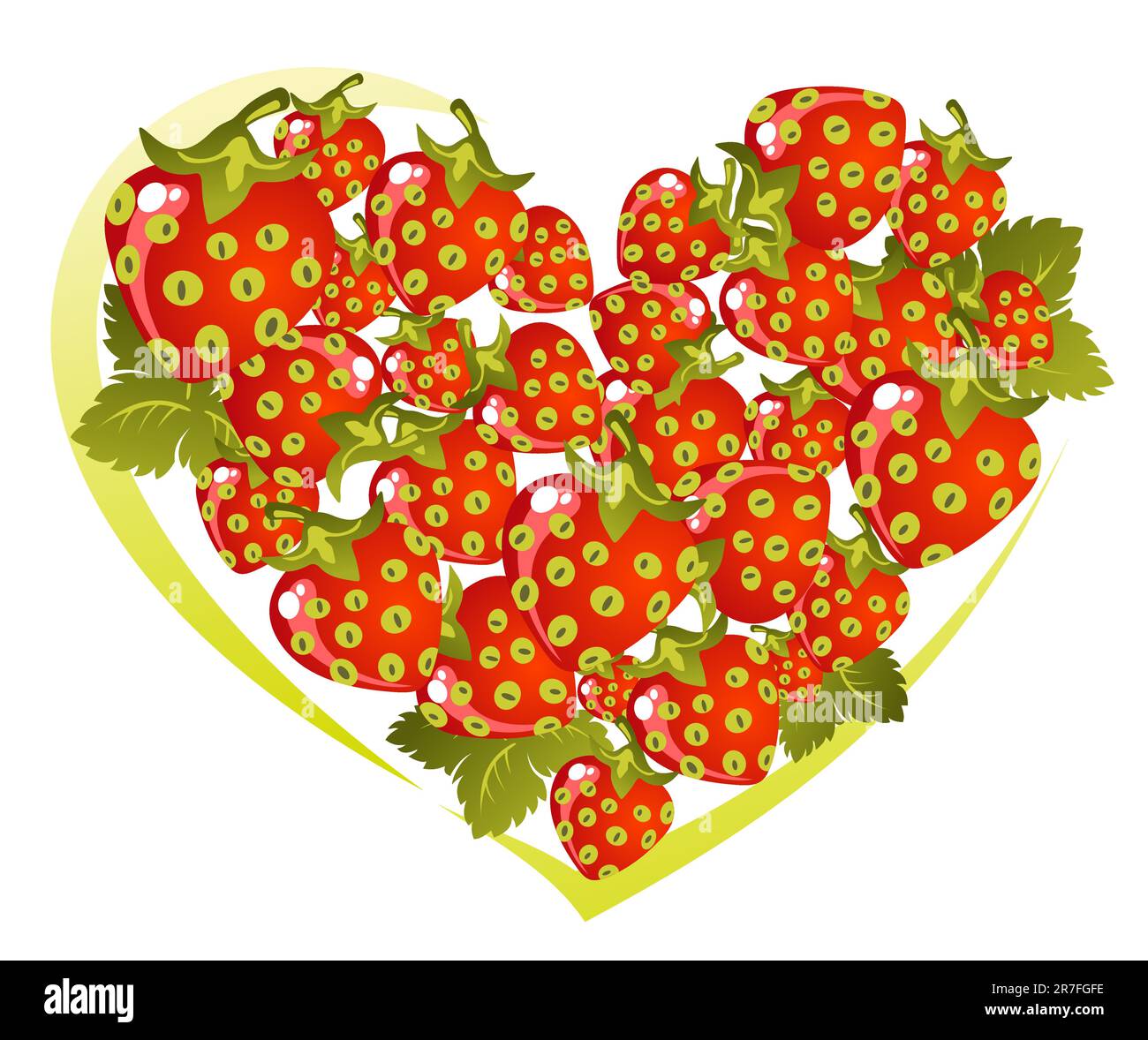 Cuore stilizzato Immagini Vettoriali Stock - Alamy
