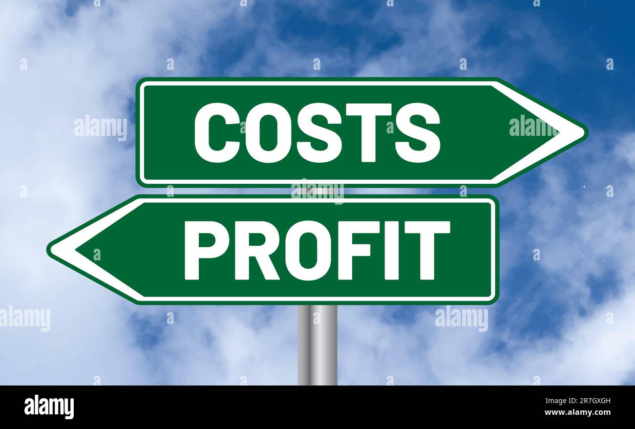 Profitto e costi immagini e fotografie stock ad alta risoluzione - Alamy