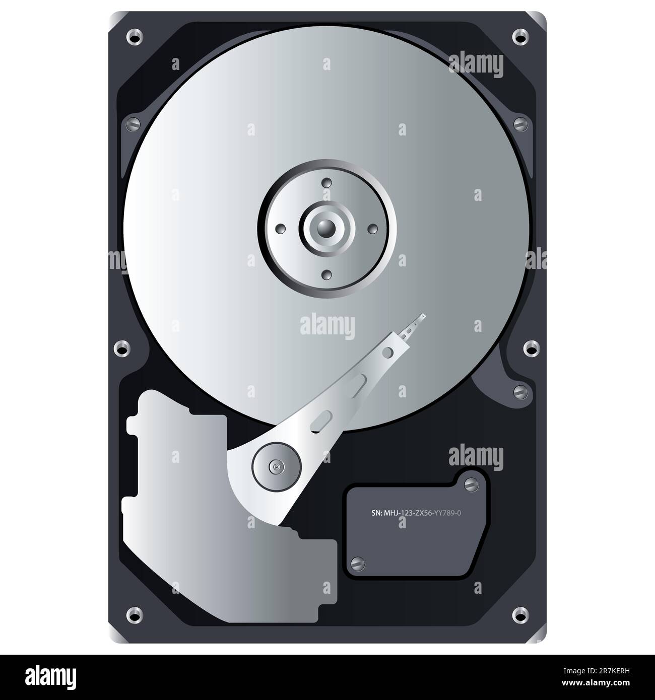 Spazio su disco rigido Immagini Vettoriali Stock - Alamy