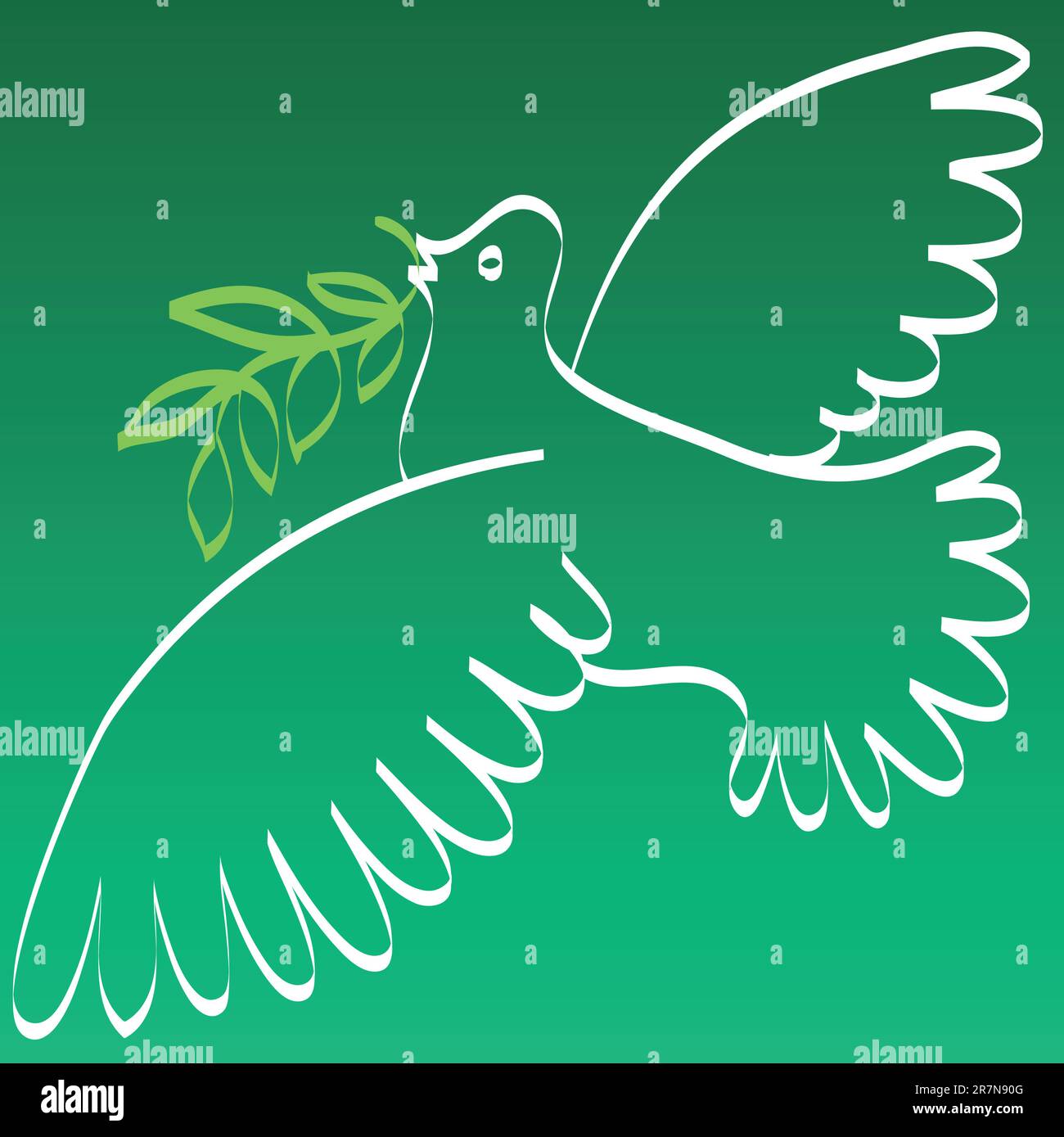 Uccello della pace Immagini Vettoriali Stock - Alamy