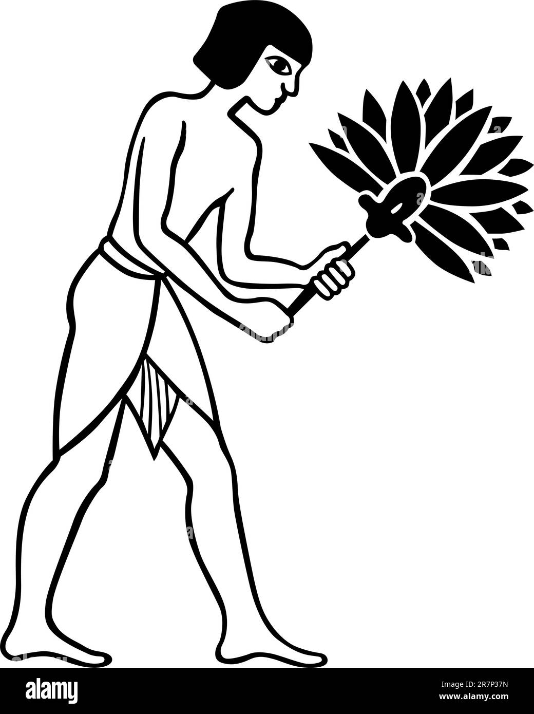 Schiavo egizio Immagini Vettoriali Stock - Alamy