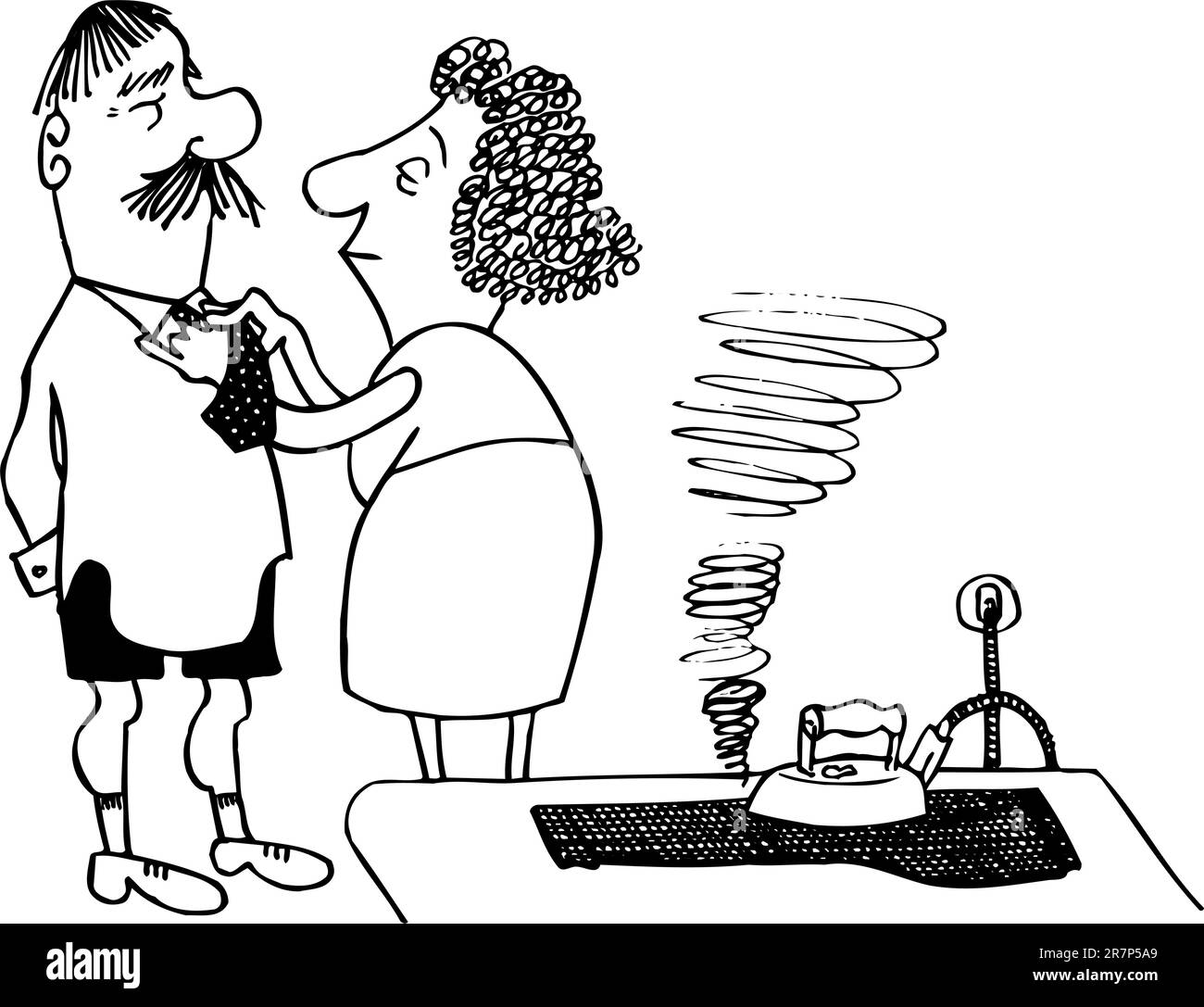 Relazione moglie marito Immagini Vettoriali Stock - Alamy