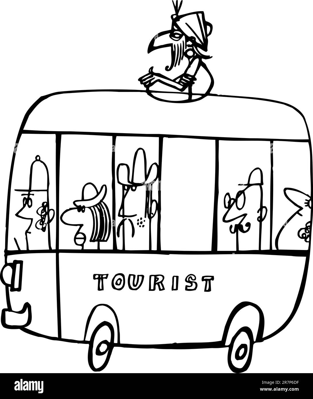 Disegno autobus Immagini Vettoriali Stock - Alamy