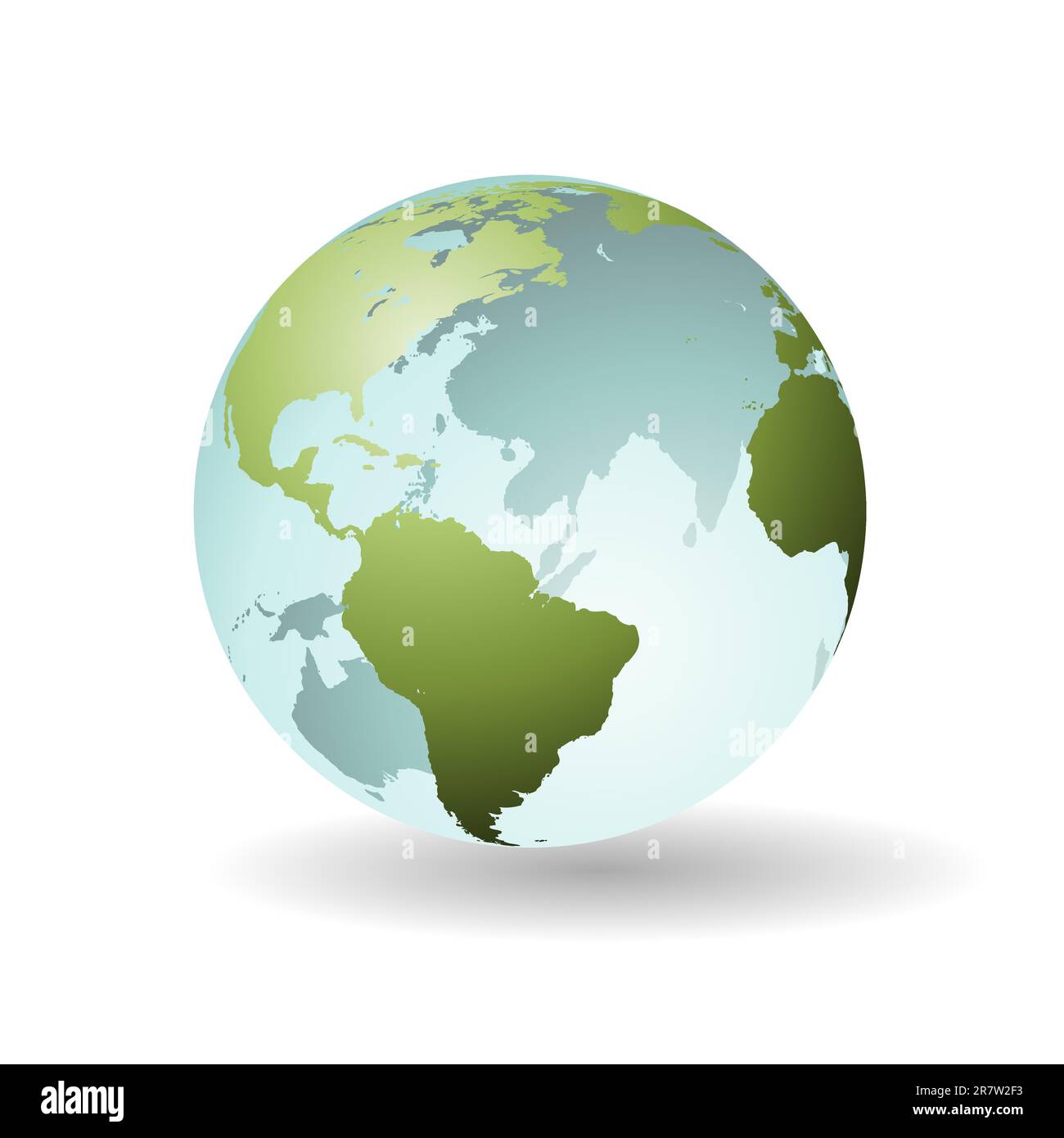 Mappa globo terrestre Immagini Vettoriali Stock - Alamy