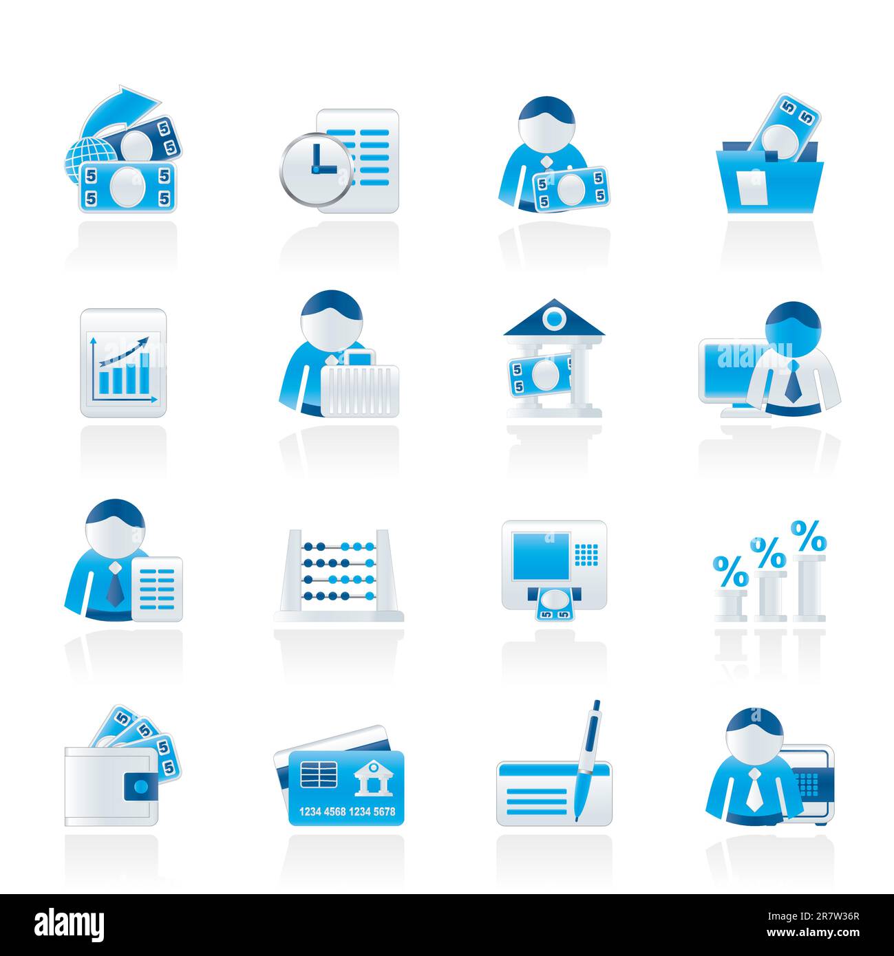 Banca industriale e commerciale Immagini Vettoriali Stock - Alamy