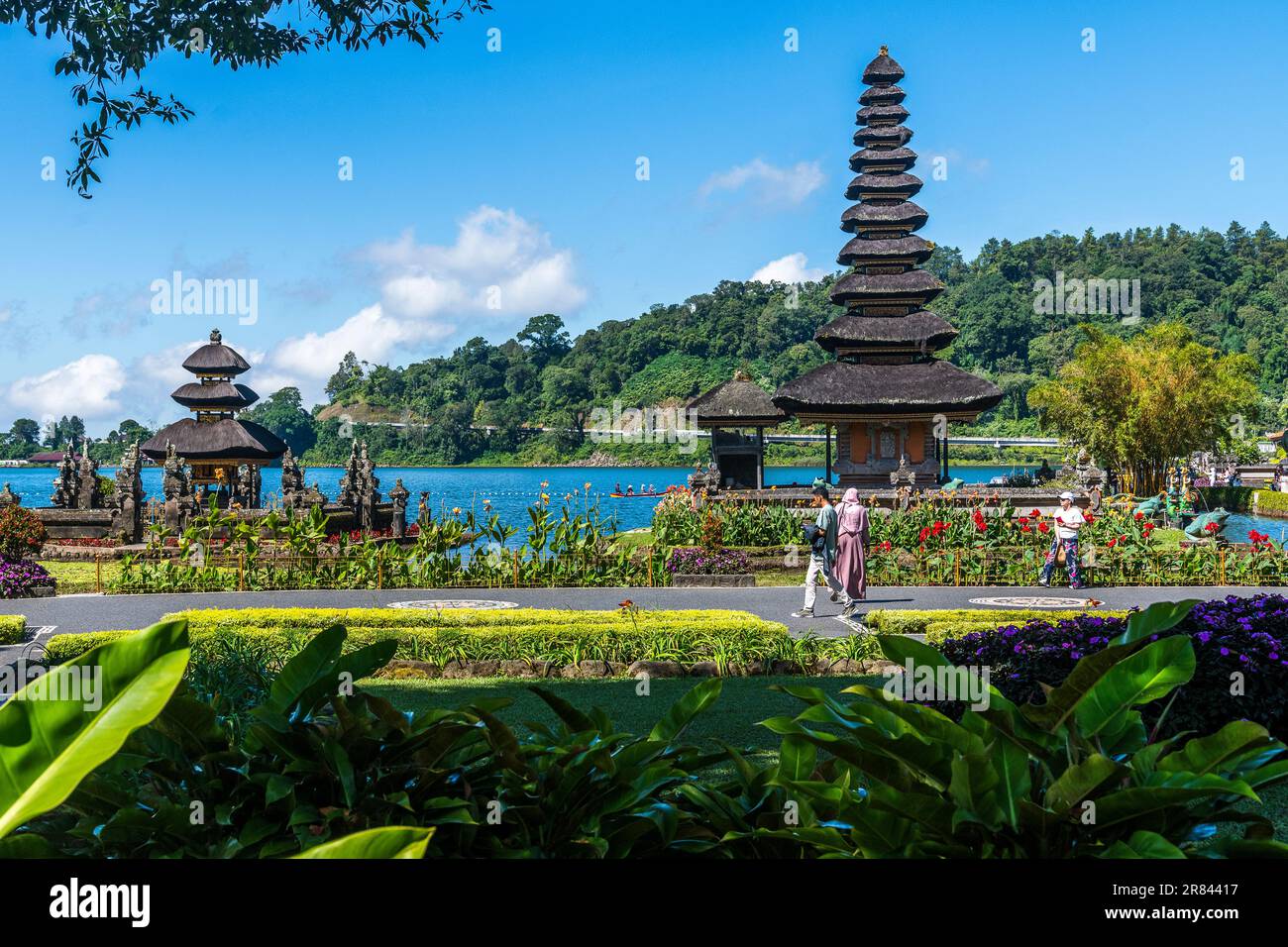 Indonesia, Bali, il tempio pura Ulun Danu Bratan del XVII secolo ...