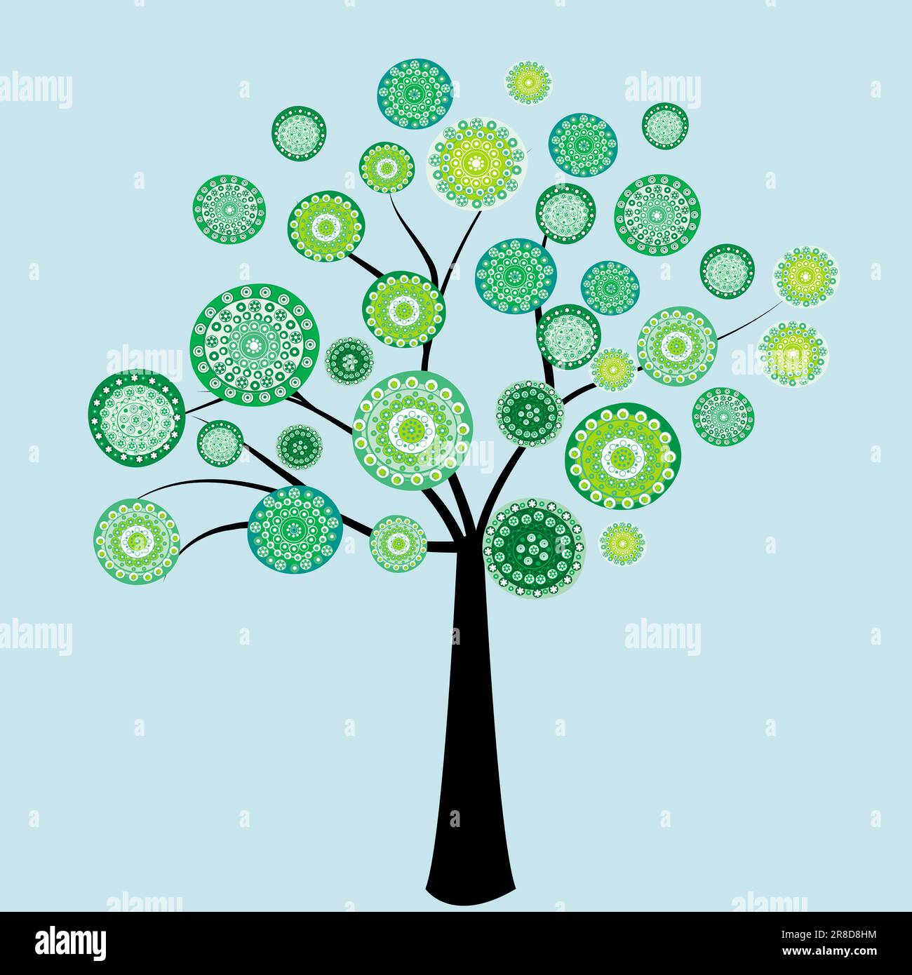 Albero stilizzato immagini e fotografie stock ad alta risoluzione - Alamy