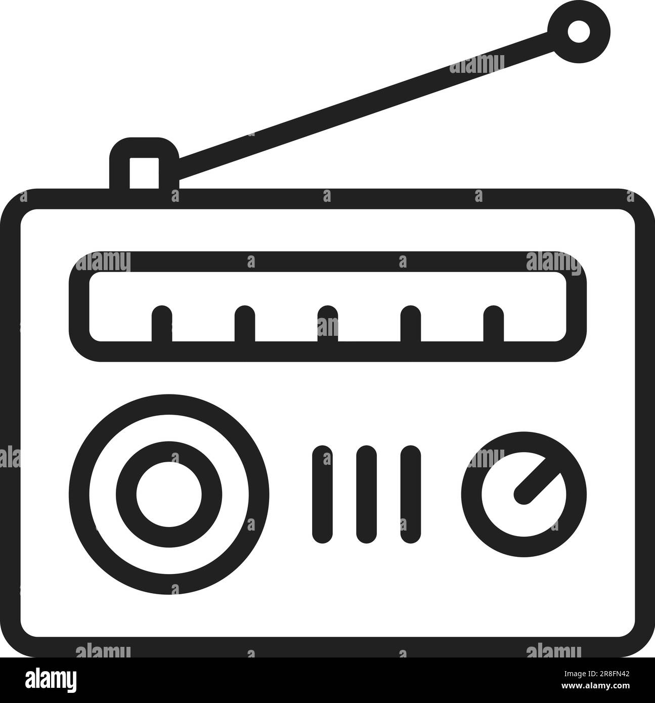 Radio icon Foto e Immagini Stock in Bianco e Nero - Alamy